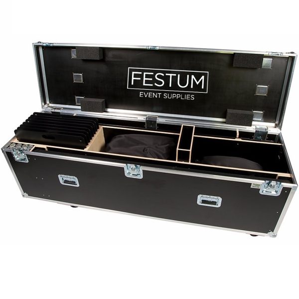 Wentex - Pipe&Drape - FOH set / zwart / 6m - Festum Event Supplies